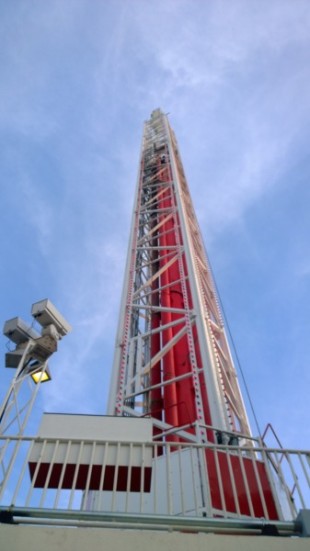 Vegas Stratosphere Ride Review: Riding a Rollercoaster on Top of a ...