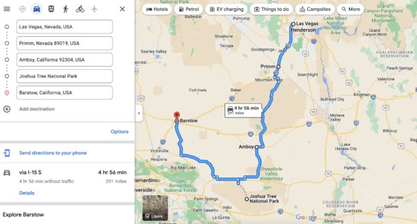 5 Amazing Stops on a Las Vegas to Joshua Tree Road Trip